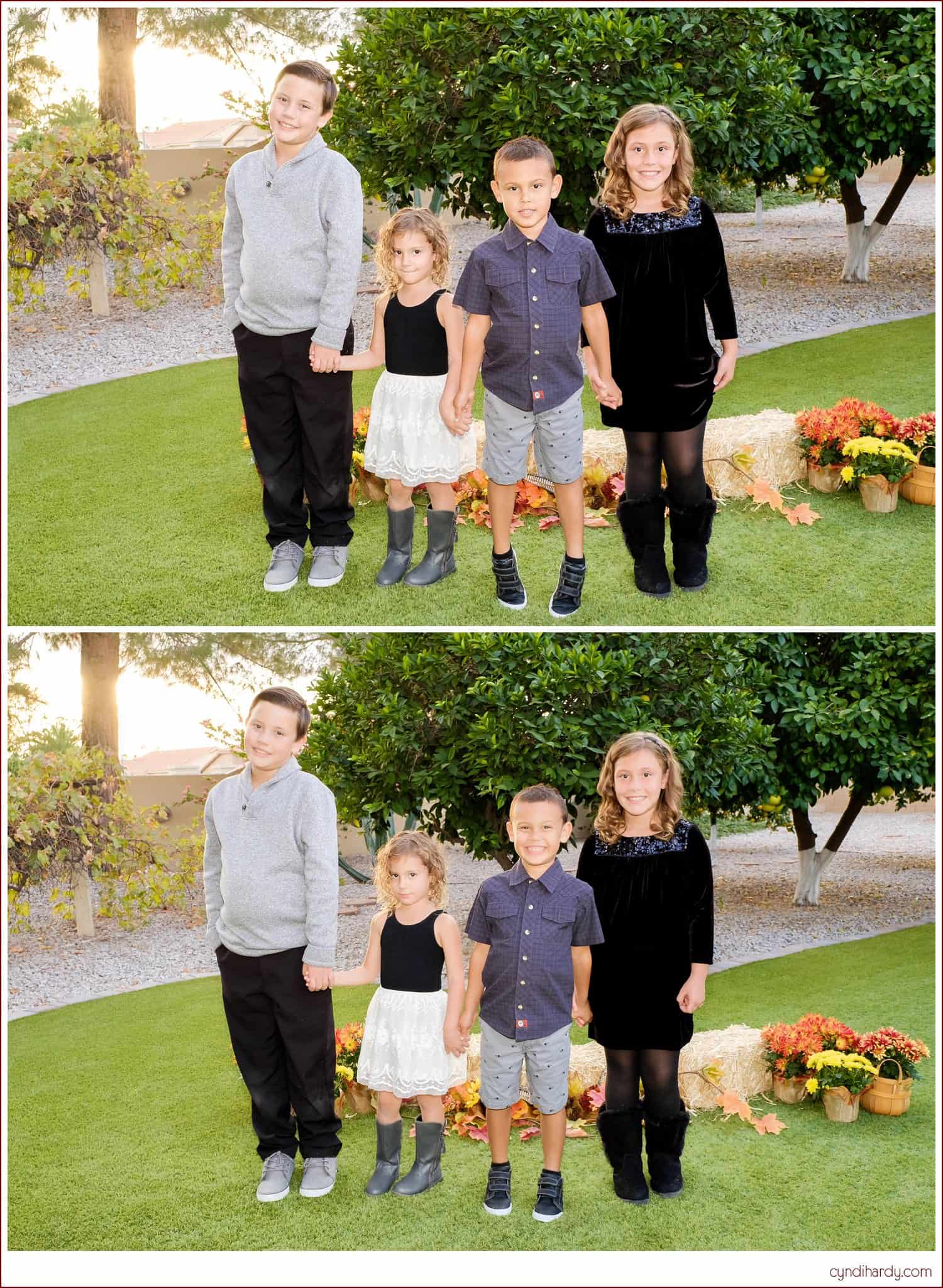 Fall Themed Portraits | Bagby Family - Cyndi Hardy Photography